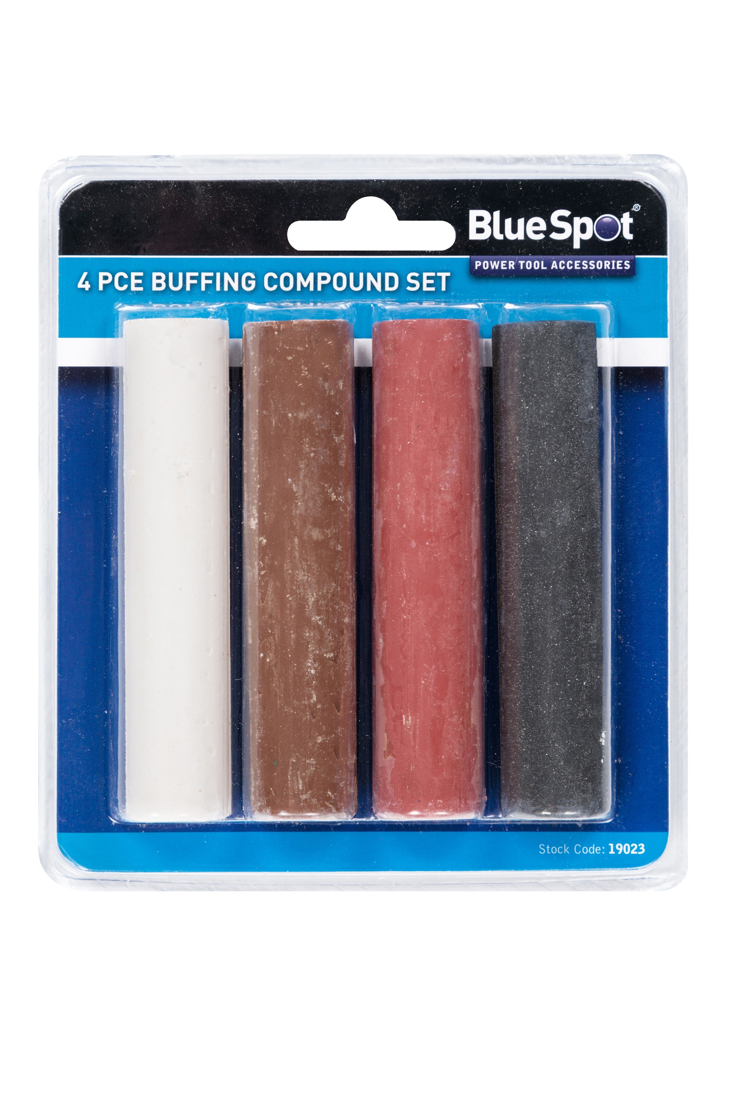 BlueSpot 4 PCE Buffing Compound Set 19023 – Demuch Limited