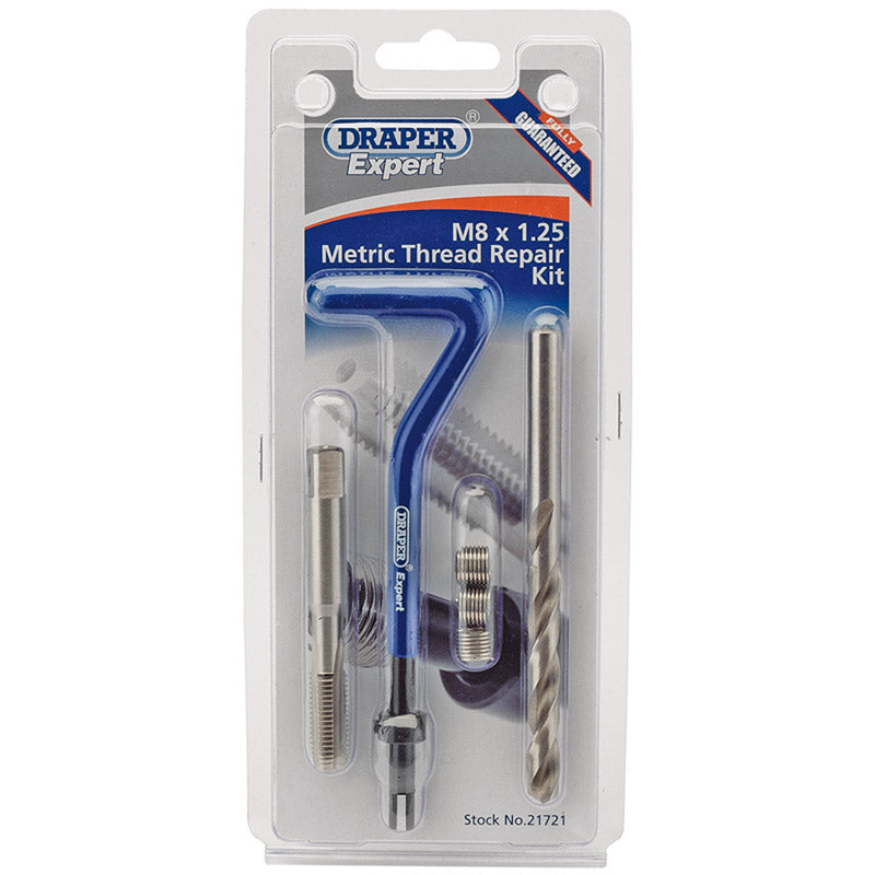 Draper Metric Thread Repair Kit, M8 x 1.25 DRA-21721 – Demuch Limited
