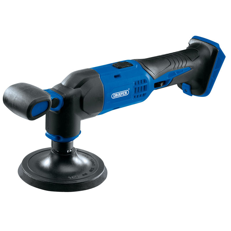 Draper D20 20V Dual Action Polisher, 125mm (Sold Bare) DRA-55741 ...