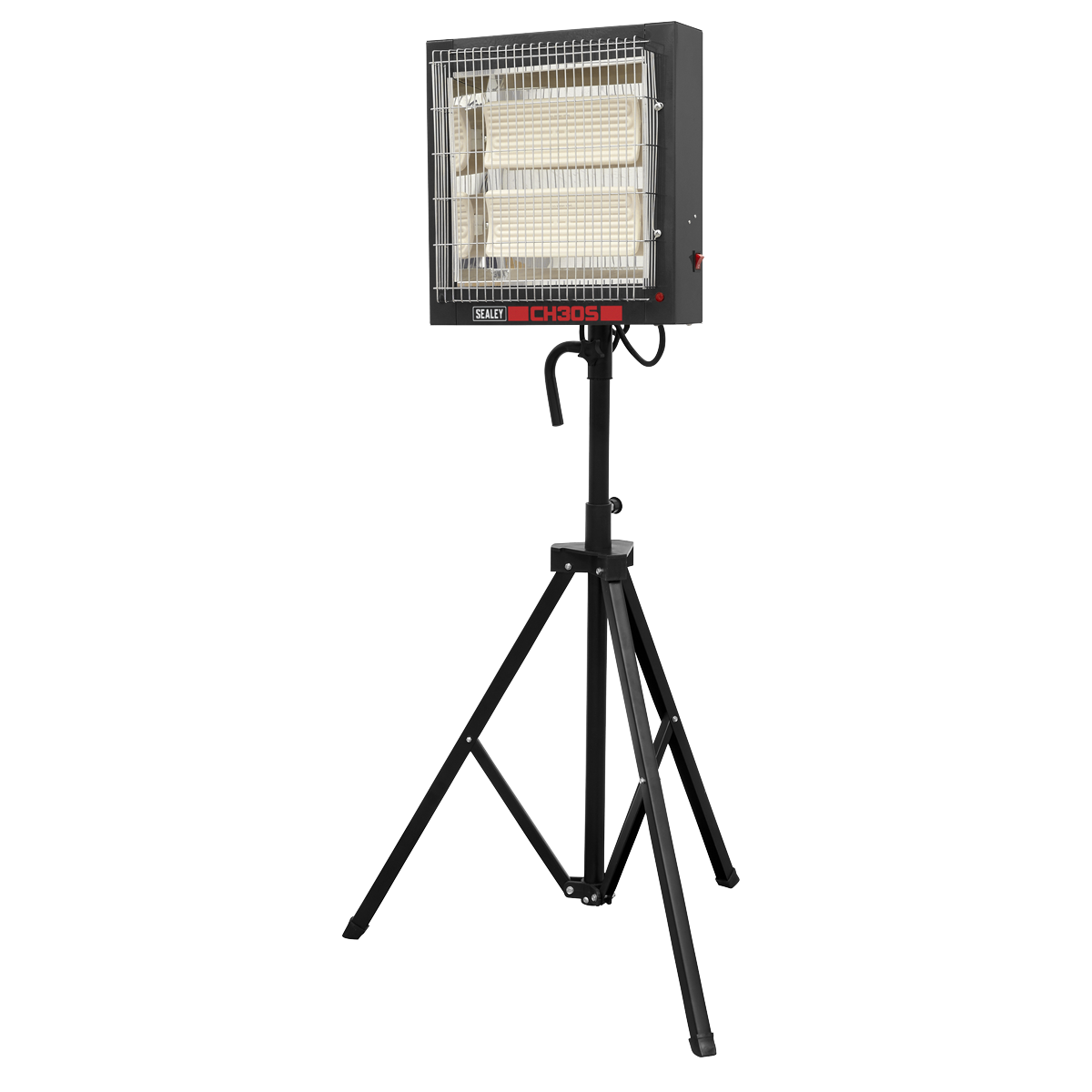Sealey 1.4/2.8kW Ceramic Heater with Telescopic Tripod Stand 230V CH30 ...