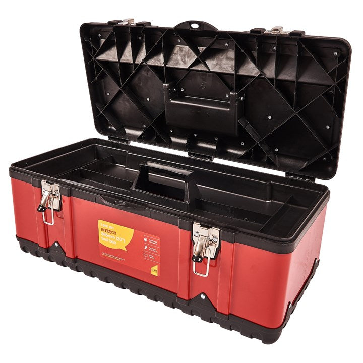 Amtech 585mm (23") Metal tool box N0150 – Demuch Limited